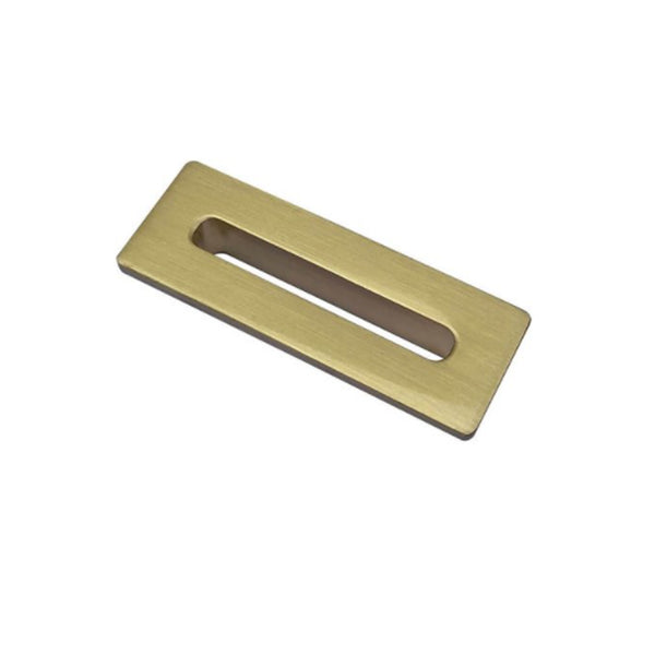 Linear Rectangle Overflow Insert - Brass | welovecouk