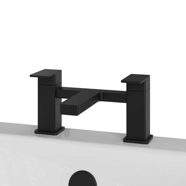 RYKER - Black Bath Filler Tap | welovecouk