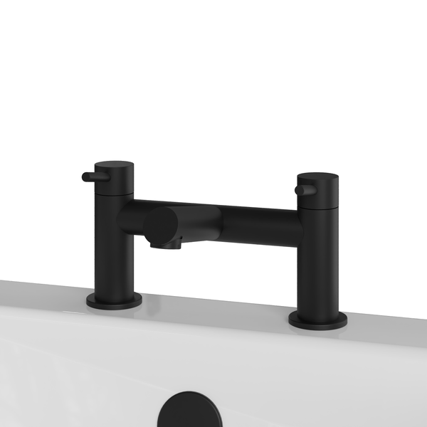 Brantley Black Bath Filler Tap | welovecouk