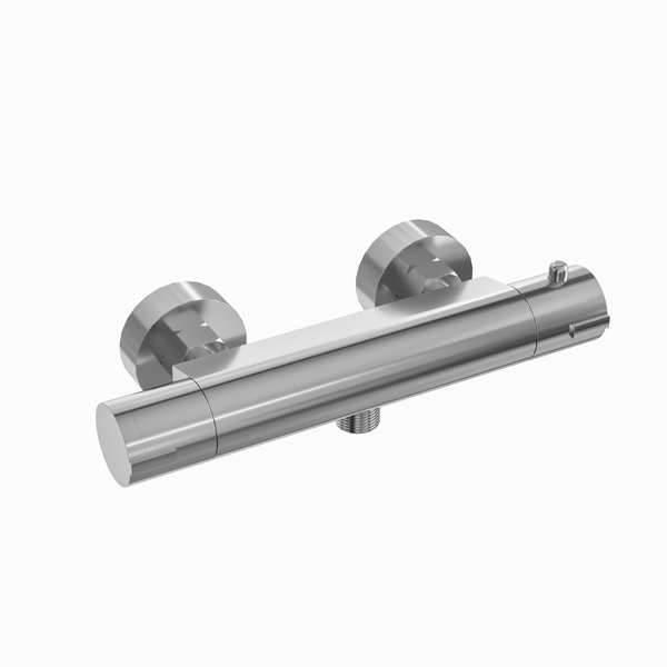 Brantley - Chrome Thermostatic Bar Valve - Round | welovecouk