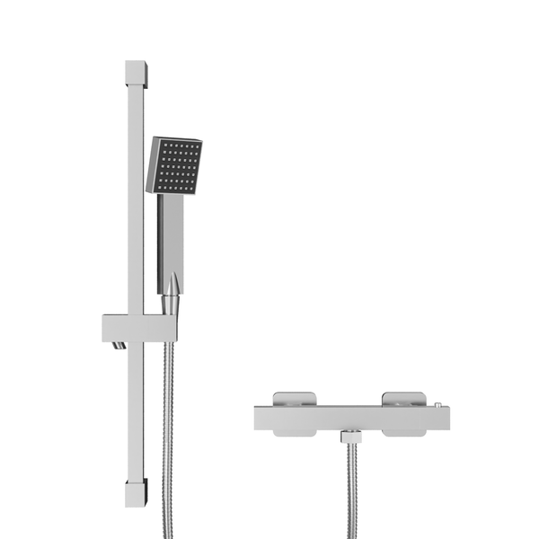 Oakley - Chrome Square Bar Valve w/ Slider Rail Kit | welovecouk