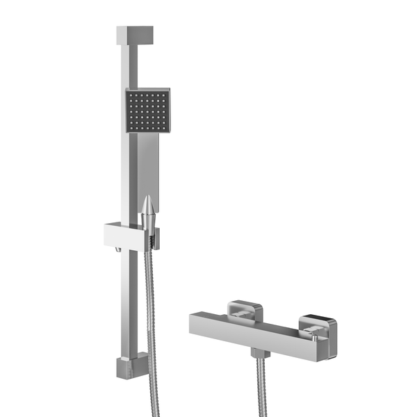 Oakley - Chrome Square Bar Valve w/ Slider Rail Kit | welovecouk