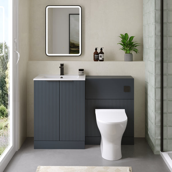 Doric Fluted Combination Packs - Soft Black | welovecouk