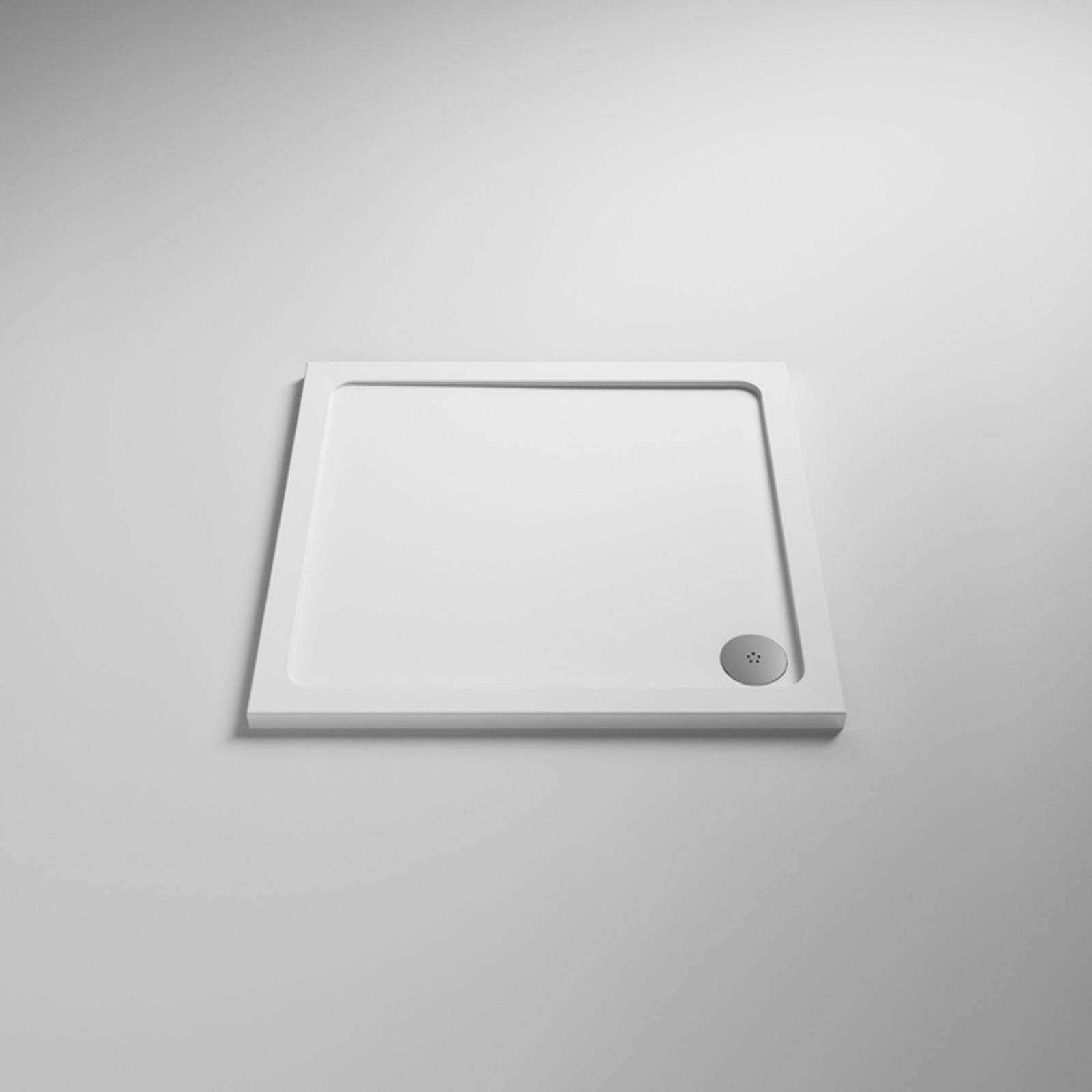 Nuie 700 x 700 Square Stone Shower Tray | welovecouk