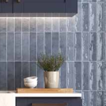Rvto Chic Blue Rectangle Ceramic Tile | welovecouk
