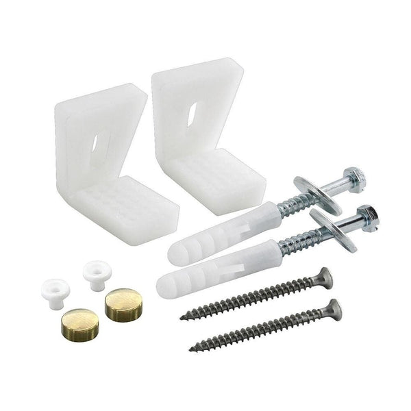 WC Pan Floor Fixing Kit - Brushed Brass | welovecouk