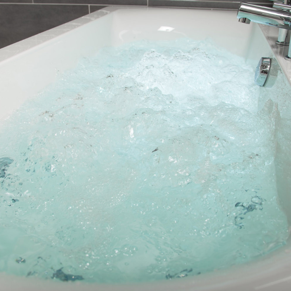 1700 x 850/700mm L-Shaped 8 Jet Whirlpool Bath - Left Hand - EXDISPLAY ...