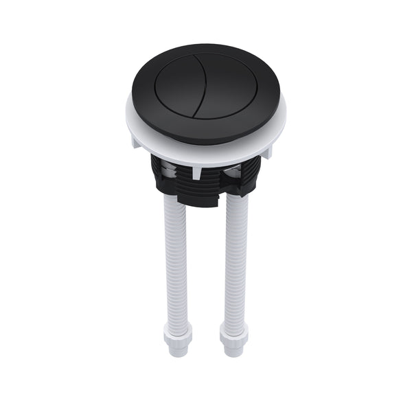 Nuie Matt Black Cistern Push Button - Matt Black | welovecouk