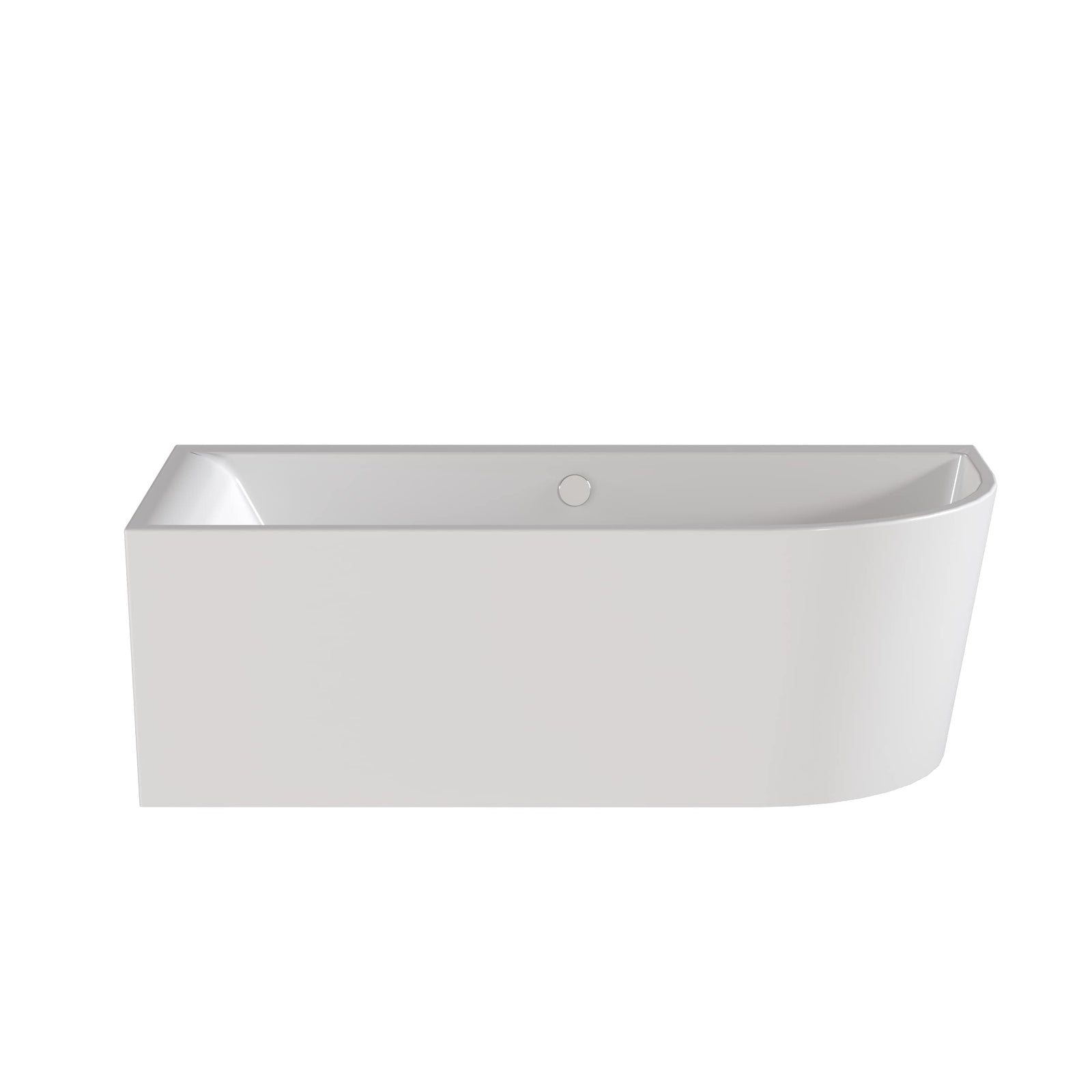 Selsley 1700 Curved SUPER DEEP Freestanding Bath Left Hand | welovecouk