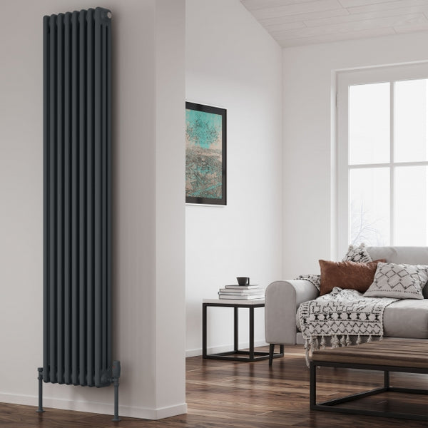 Reina Colona Traditional Column Radiator - 1800 x 380mm (Double ...