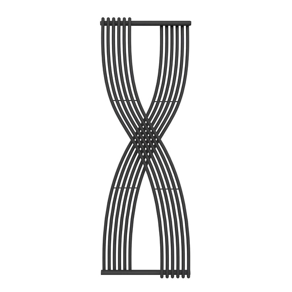 Reina Dimaro Vertical Designer Radiator - Anthracite | welovecouk