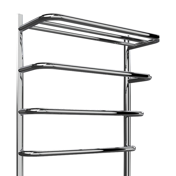 Reina Elvo Designer Heated Towel Rail - Polished Stainless Steel ...