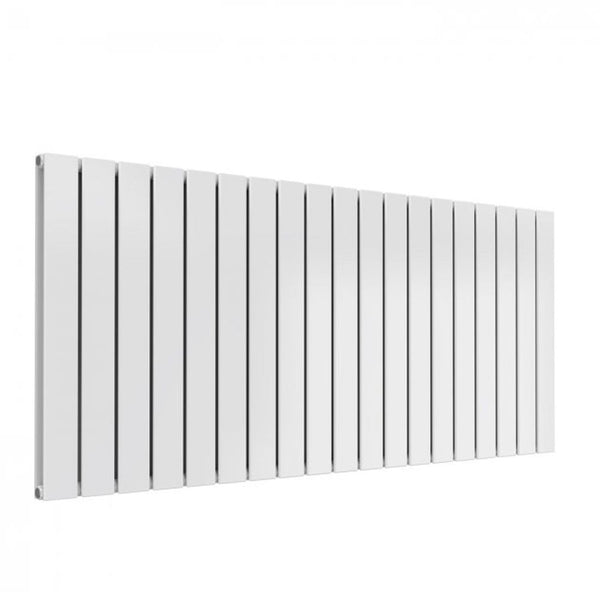 Reina Flat Horizontal Designer Radiator - White - Various Sizes ...