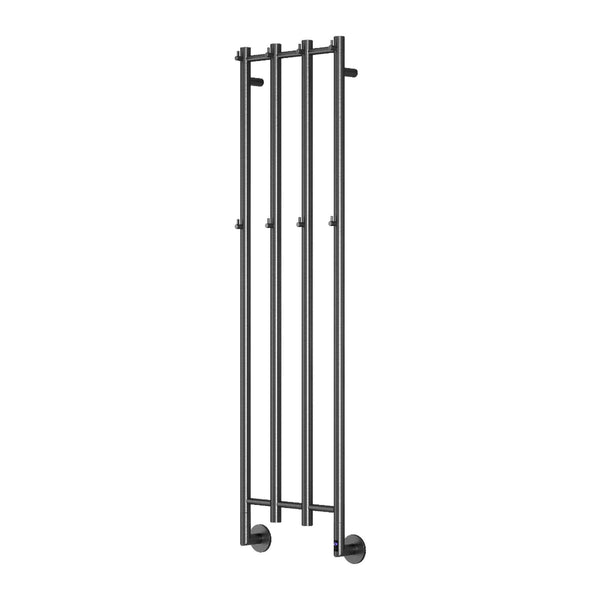 Reina Solara Stainless Steel Electric Radiator - Gun Metal | welovecouk
