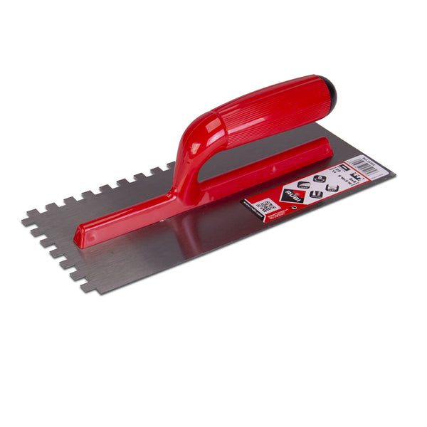Rubi Notched Trowel Steel 28 cm. (8X8) OPH | welovecouk
