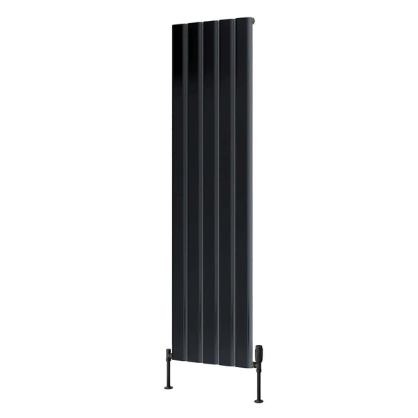 Reina Vicari Single Vertical Aluminium Radiator 1800 x 500 - Anthracite ...