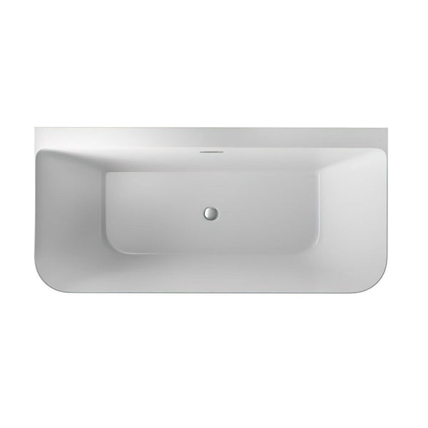 Trojan Darlington Contemporary D Shape Freestanding Bath | welovecouk