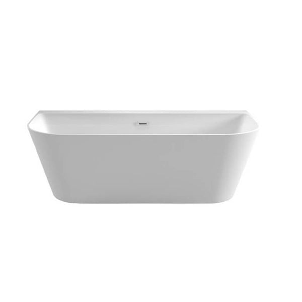 Trojan Darlington Contemporary D Shape Freestanding Bath | welovecouk