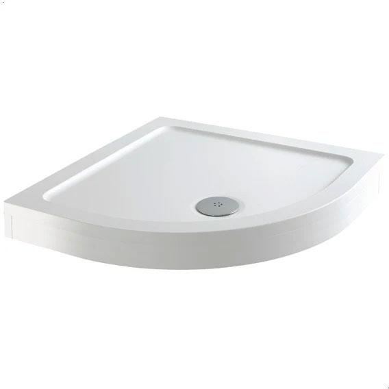900 x 900mm Quadrant Stone Easy Plumb Shower Tray | welovecouk
