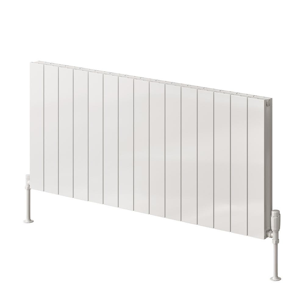 Reina Casina Double Horizontal Aluminium Radiator 600 x 1230 - White ...