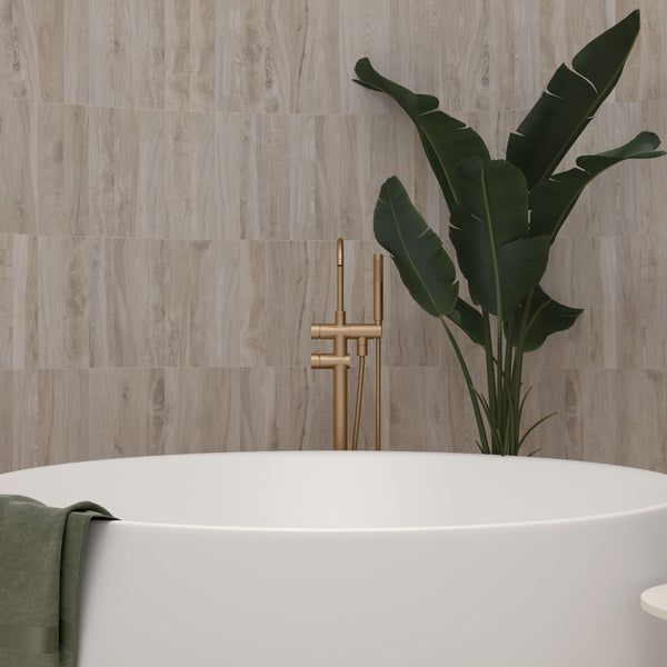 Noble Bark Rectangle Porcelain Tile | welovecouk