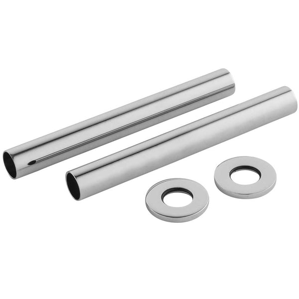 Chrome Pipe Kit for Radiator Valves Pair | welovecouk