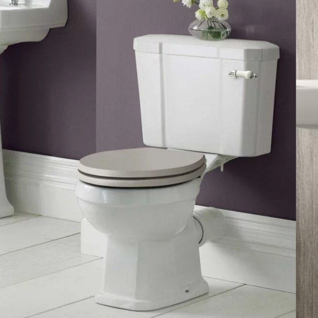 Hudson Reed Richmond Comfort Height Close Coupled WC & Cistern - White ...