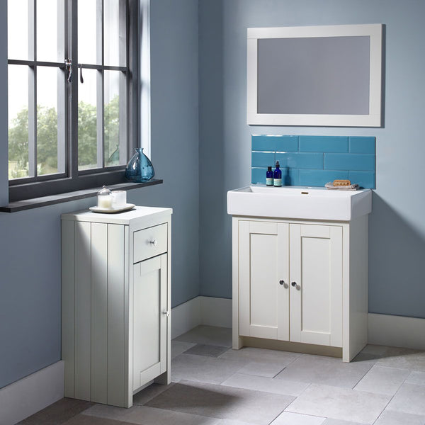 Tavistock Lansdown 700mm Vanity Unit & Basin - Linen White | welovecouk
