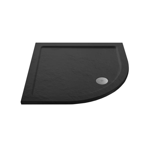 700 x 700mm Quadrant Stone Grey Slate Easy Plumb Shower Tray | welovecouk